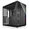 GIM ATX Gaming PC Case, 270° Full View Tempered Glass, 360MM RAD ...