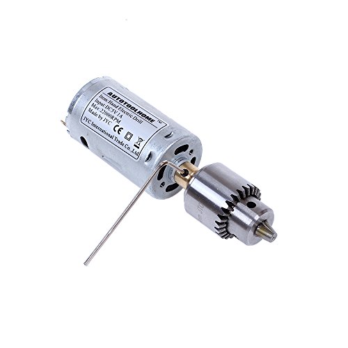 AUTOTOOLHOME Mini DC 12V Electric Hand Drill Motor PCB & Twist Drills ...