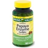 Amazon.com: Spring Valley - Papaya Enzyme, 180 Chewable Tablets ...