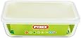 Pyrex Rectangular Dish with Plastic Lid, 1.5L: Amazon.co.uk: Kitchen & Home