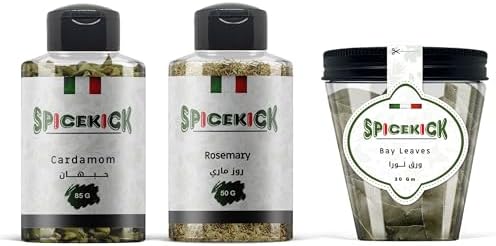 سعر بهارات الشوربة (ورق لورا 30 جرام) + (روز مارى 50 جرام) + (حباهان ...