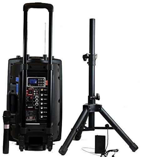 Hisonic HS420 Rechargeable Portable PA System with Dual Wireless ...