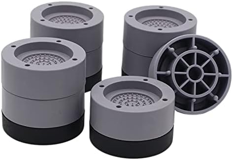 HANIHUA Round Bed Risers (Set of 4) Heavy Duty Furniture Risers Lifts ...