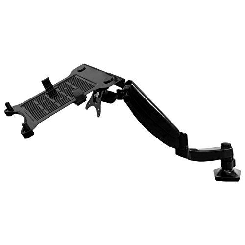 Fleximounts 2-in-1 Full Motion Gas Spring Arm Desk Laptop Monitor Mount ...