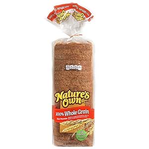 Nature's Own 100% Whole Grain Bread - 20 oz Bag: Amazon.com: Grocery ...