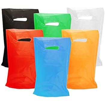Amazon.com: Assorted Colored Plastic Bags (50 pc): Toys & Games