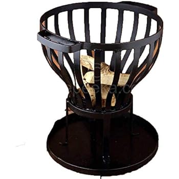 Amazon.com : Esschert Design USA FF69 Outdoor Metal Firebasket : Fire ...
