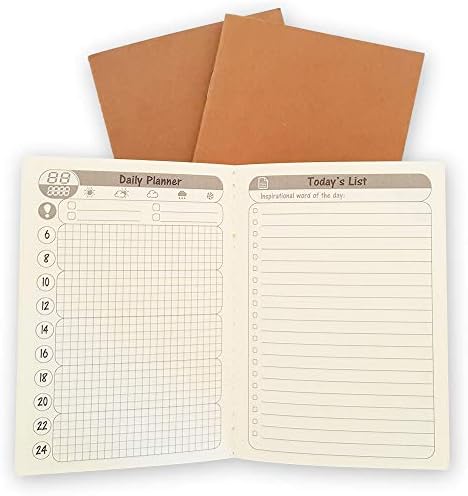 Passport Travelers Notebook Inserts - 3 Pack, 31 Days Per Book, Free ...