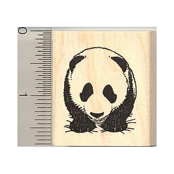 Amazon.com: Giant Panda Rubber Stamp: Arts, Crafts & Sewing