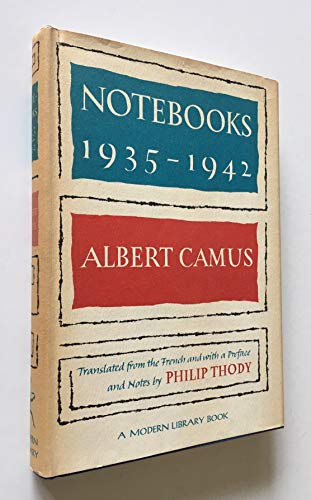 Notebooks 1935-1942: Camus, Albert: Amazon.com: Books