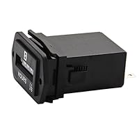 DC 6-80V Mechanical Hour Meter - AIMILAR Hourmeter for Diesel Engine Generator Boat Motorcross ...