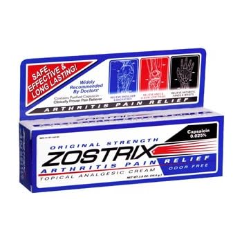 Amazon.com: Zostrix Original Strength Natural Pain Relief Cream 2 oz ...