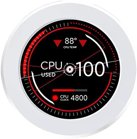 WOWNOVA 2.1 AIO Computer Temp Monitor CPU Cooler LCD Display Upgrade ...
