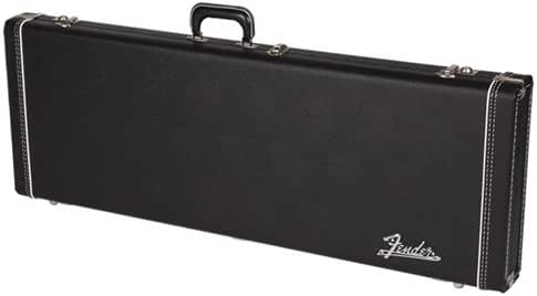 Amazon.com: Fender Jazzmaster Hardshell Case Black Black Plush Interior ...