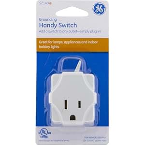Amazon.com: GE 52149 Handy Switch Grounded White: Home Improvement
