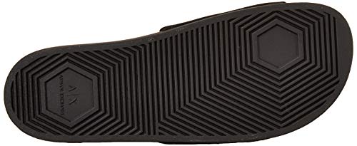 AX Armani Exchange Mens Slingback Slide Sandal, Black+yellow, 9 US on ...