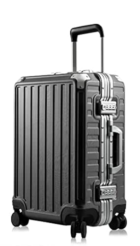 LUGGEX Hard Shell Carry On Luggage with Aluminum Frame - 100% ...