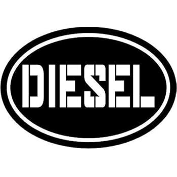 Amazon.com: ION Graphics Diesel Decal - Black Diesel Vinyl Sticker ...