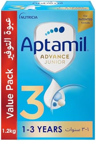 Aptamil Advance Junior 3 Growing Up Formula Milk From 1-3 Years, Big ...