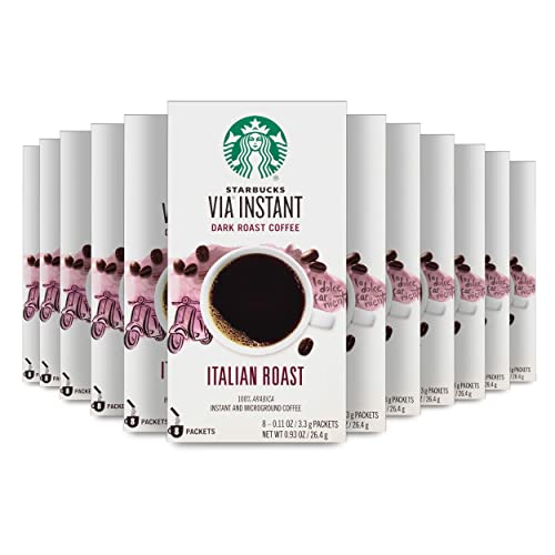Starbucks VIA Instant Coffee Dark Roast Packets â€” Italian Roast â ...