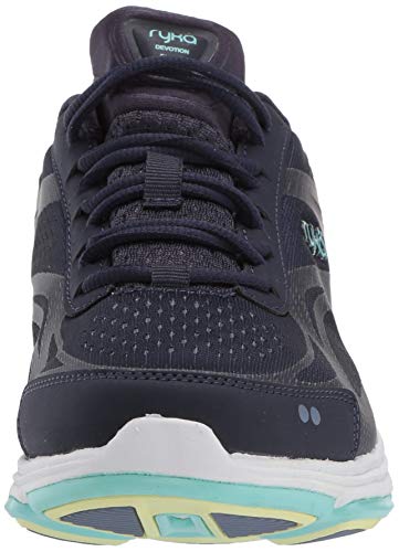 Ryka Womens Devo Plus 2 Fabric Low Top Lace up Running Navy Blazer Size ...