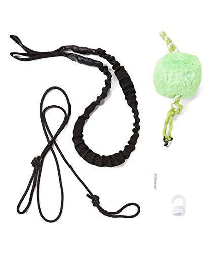 TUMBO Tugger Indoor Exercise Dog Toy - (Indoor Ceiling Hanging Bungee ...