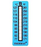 Tempil Thermax Irreversible Temperature label, 10 level strips, Range ...