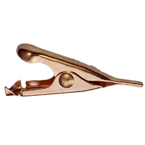 Micro Toothless Alligator Test Clip Copper Plated with Smooth Jawed and ...