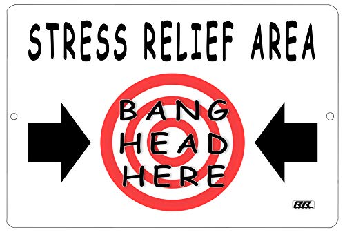 Compare Price: bang head here sign - on StatementsLtd.com