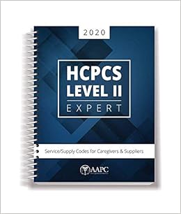 2020 HCPCS Level II Expert: Service/Supply Codes for Caregivers ...