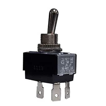Morris 70101 Heavy Duty Toggle Switches, DPST On-Off, Quick Connect ...