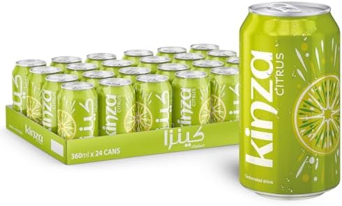 Kinza Citrus Carbonated Soft Drinks 24-Pieces Set 360 ml price in Saudi ...
