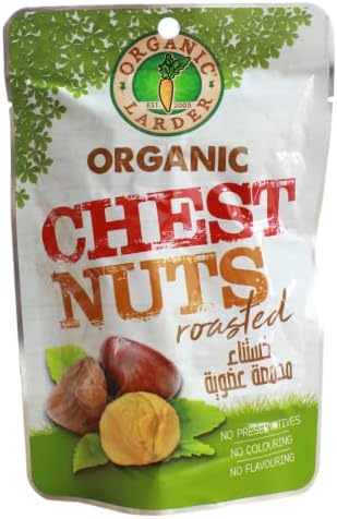 Organic Larder Roasted Chestnuts, 100 g, White price in Saudi Arabia ...
