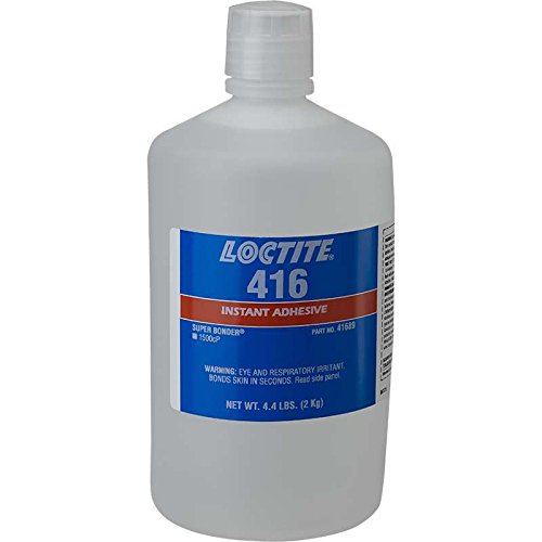 Loctite 416 Super Bonder Instant Adhesive, 2 kg Bottle, Clear: Amazon ...