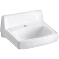 KOHLER K-2031-0 Greenwich Wall-Mount Bathroom Sink, White - Wall ...