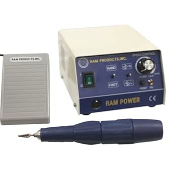 RAM Power 45 Series with 45, 000 RPM Handpiece & On/Off Foot Pedal ...
