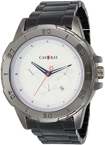 Cassray Stainless Steel Men's Wristwatch Black price in Egypt | Amazon ...