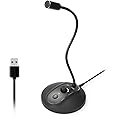Amazon.com: JOUNIVO USB Computer Microphone with Mute Button, Plug&Play ...
