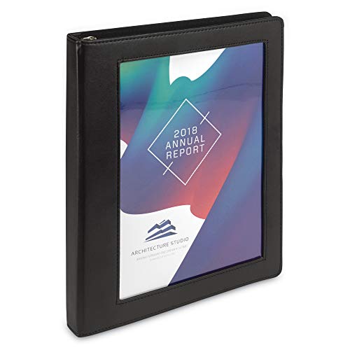 Samsill Professional Presentation 3 Ring Binder, View Binder with Clear ...