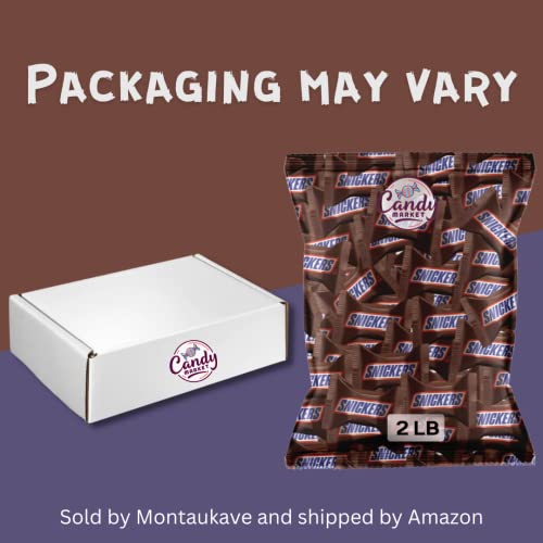 Snickers Fun Size Chocolate Caramel Candy Bars - Snickers Fun Size Bars ...