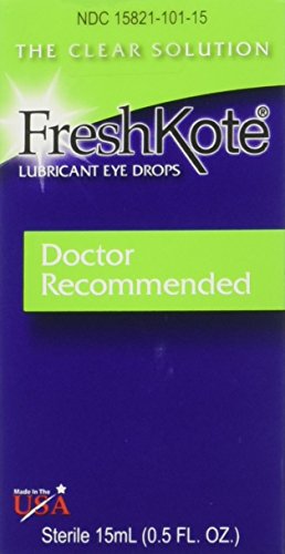 Freshkote Lubricant Eye Drops 15 Ml (2 Pack) in Pakistan - StarShop.pk
