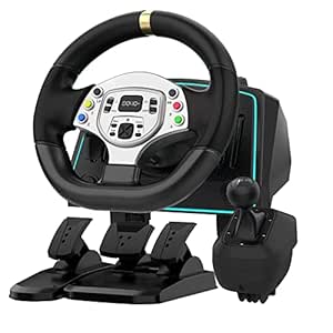Amazon.com: DOYO 1080° Gaming Racing Wheel with Pedals and Shifter ...