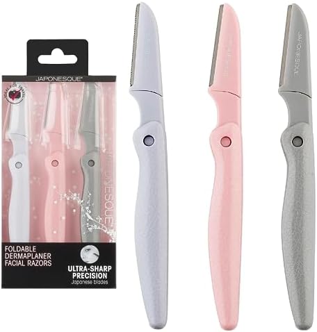 سعر JAPONESQUE Foldable Dermaplaner Facial Razors - 3 Piece Set ...
