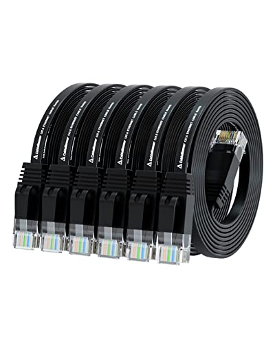 Cat 6 Ethernet Cable 5ft (6 Pack) (at a Cat5e Price but Higher ...