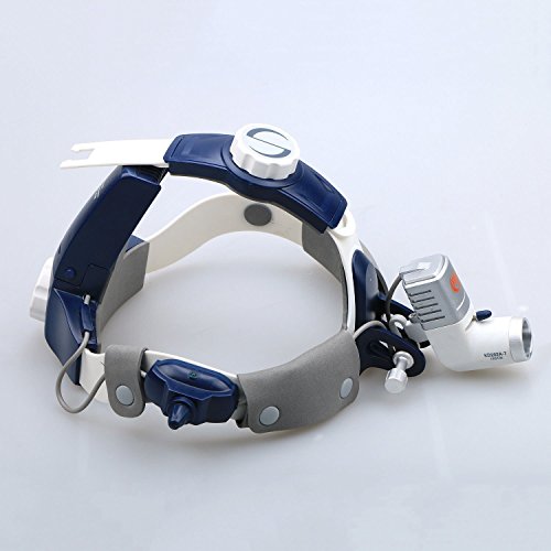 Superdental 5W LED Headlight Wireless Lamp Head Light 80000lx Medical ...