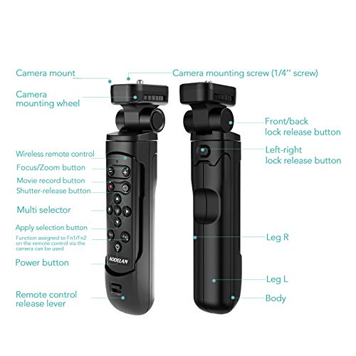 Wireless Shooting Grip and Tripod Camera Remote Control Shutter Release for Nikon COOLPIX B600 ...