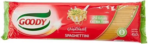 Goody Extra Thin Spaghetti Pasta, 450G, Durum Wheat Pasta price in ...