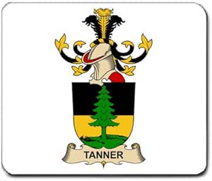 Amazon.com: Tanner Family Crest Coat of Arms Mouse Pad: Computers ...