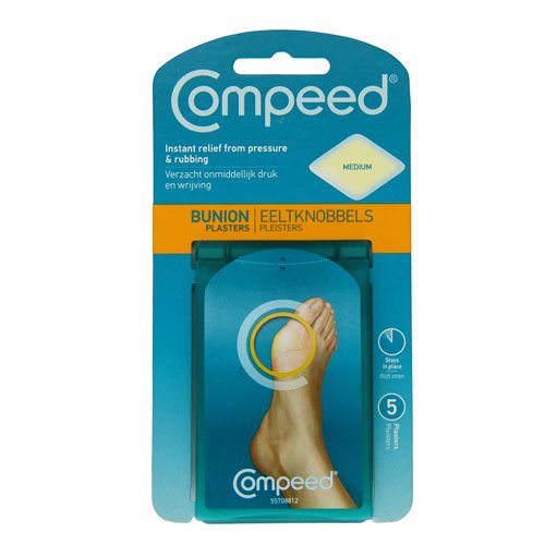 Compeed Bunion Plasters X5 - Instant Relief From Pressure & Rubbing ...