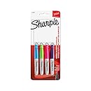 Amazon.com : Sharpie 35108PP Mini Permanent Markers, Fine Point ...